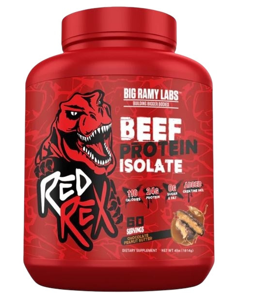 Red Rex Beef Isolated Protein – High-Performance Beef Protein Isolate – Power Fit Supplements Egypt