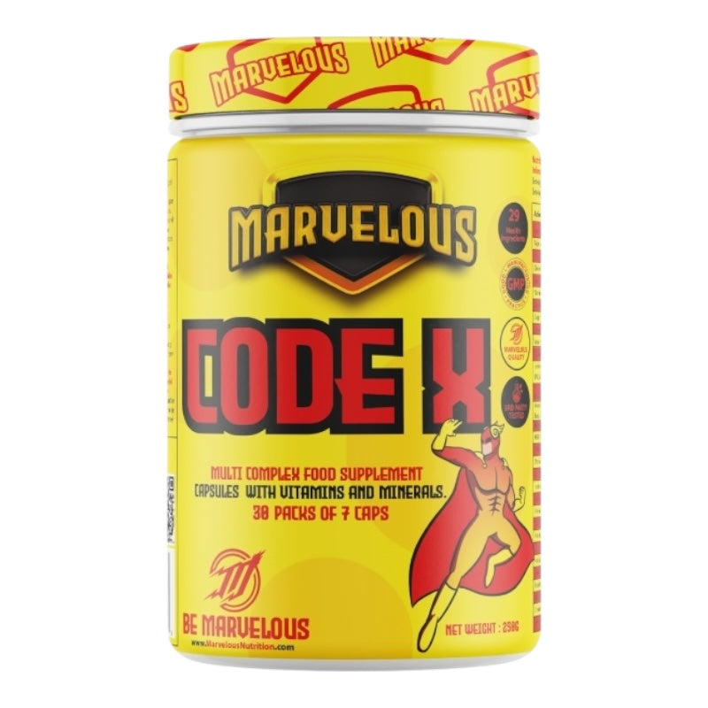 Marvelous CODE X – Multi-Complex Food Supplement with 29 Active ...