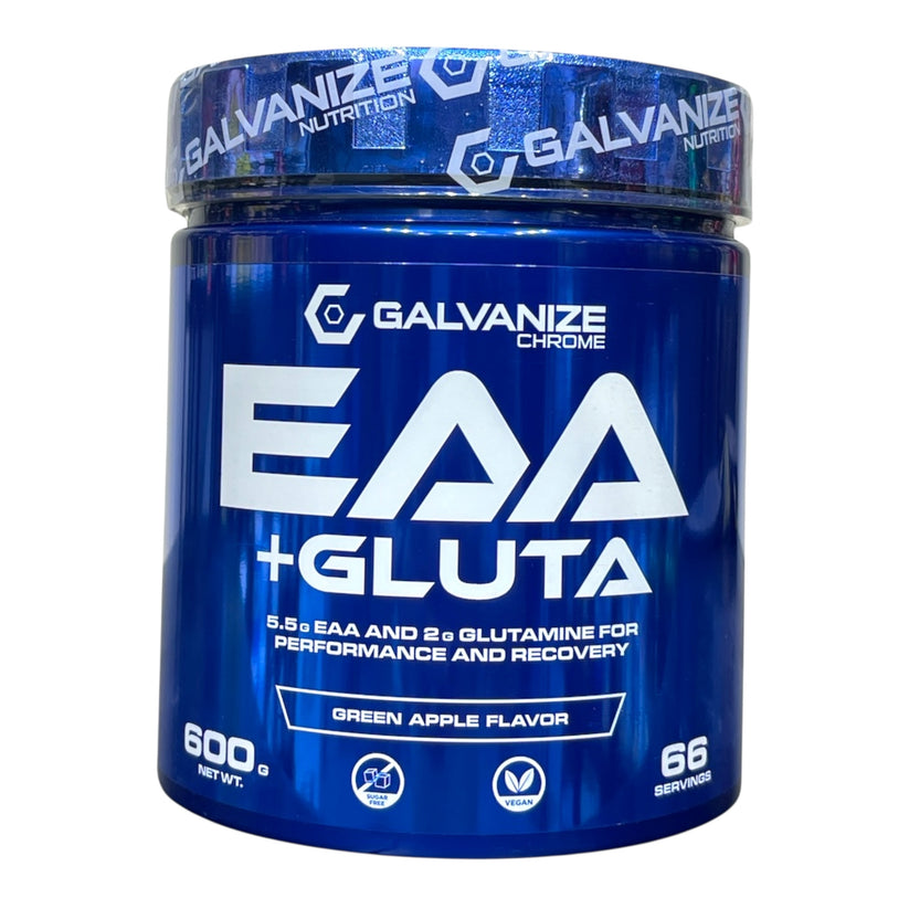 Galvanize Chrome EAA + Gluta – Green Apple | 600g | 66 Servings – Power Fit Supplements Egypt